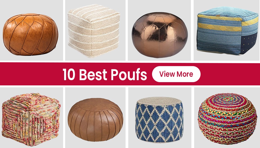 10 Cozy Yet Cheeky Poufs For Floor Seating- CouponGot